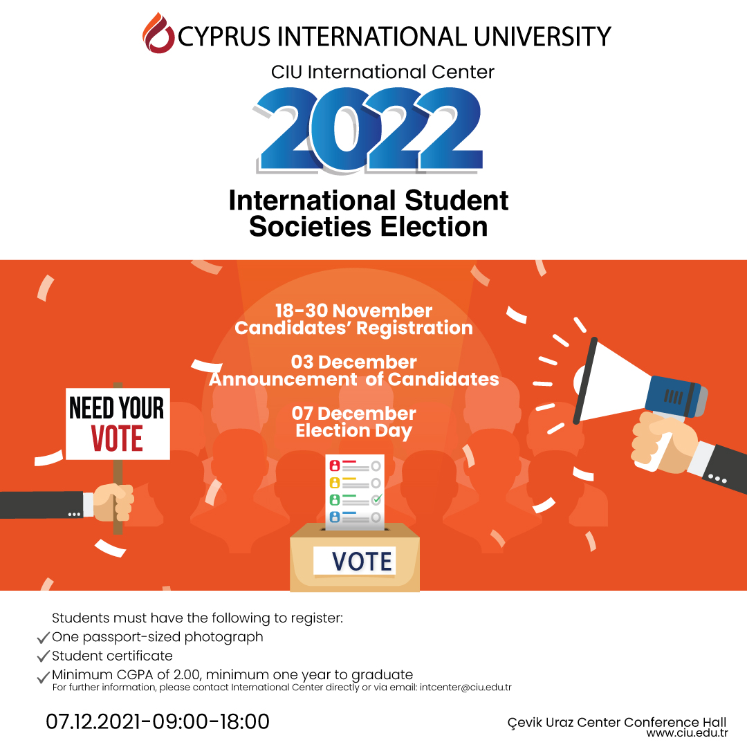 2022 International Student Societies Election | CIU