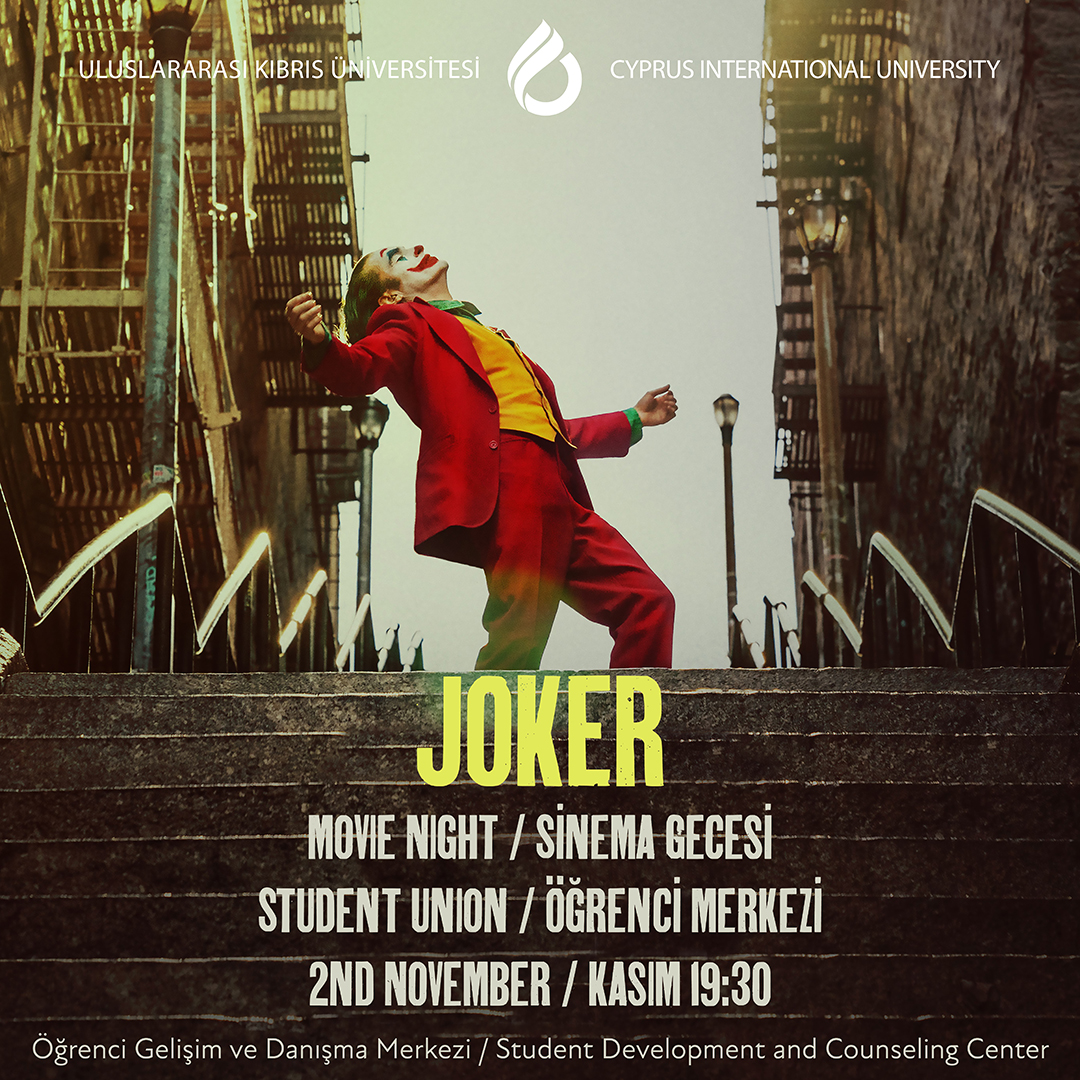 Movie Night: Joker | Cyprus International University