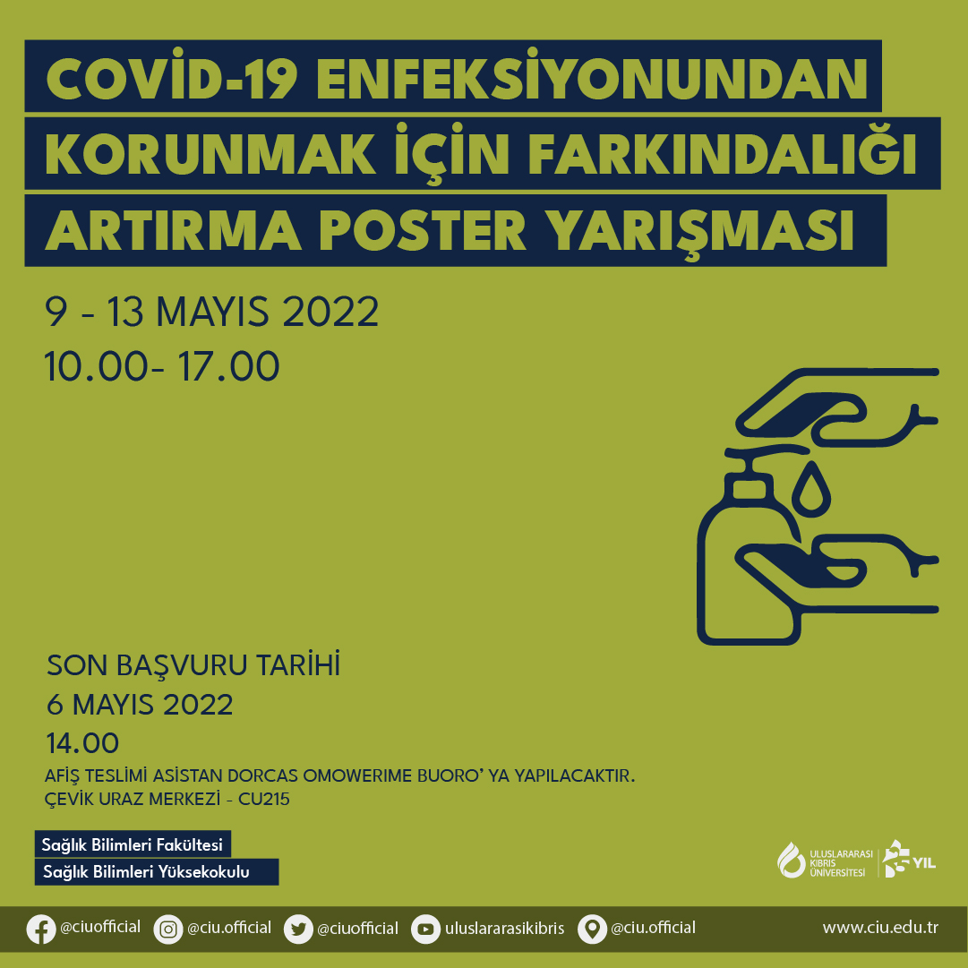 Covid-19 Farkındalık Poster Yarışması | Uluslararası Kıbrıs Üniversitesi