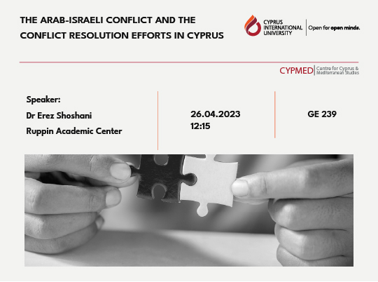 The Arab-Israeli Conflict and Resolution Efforts | Cyprus International ...
